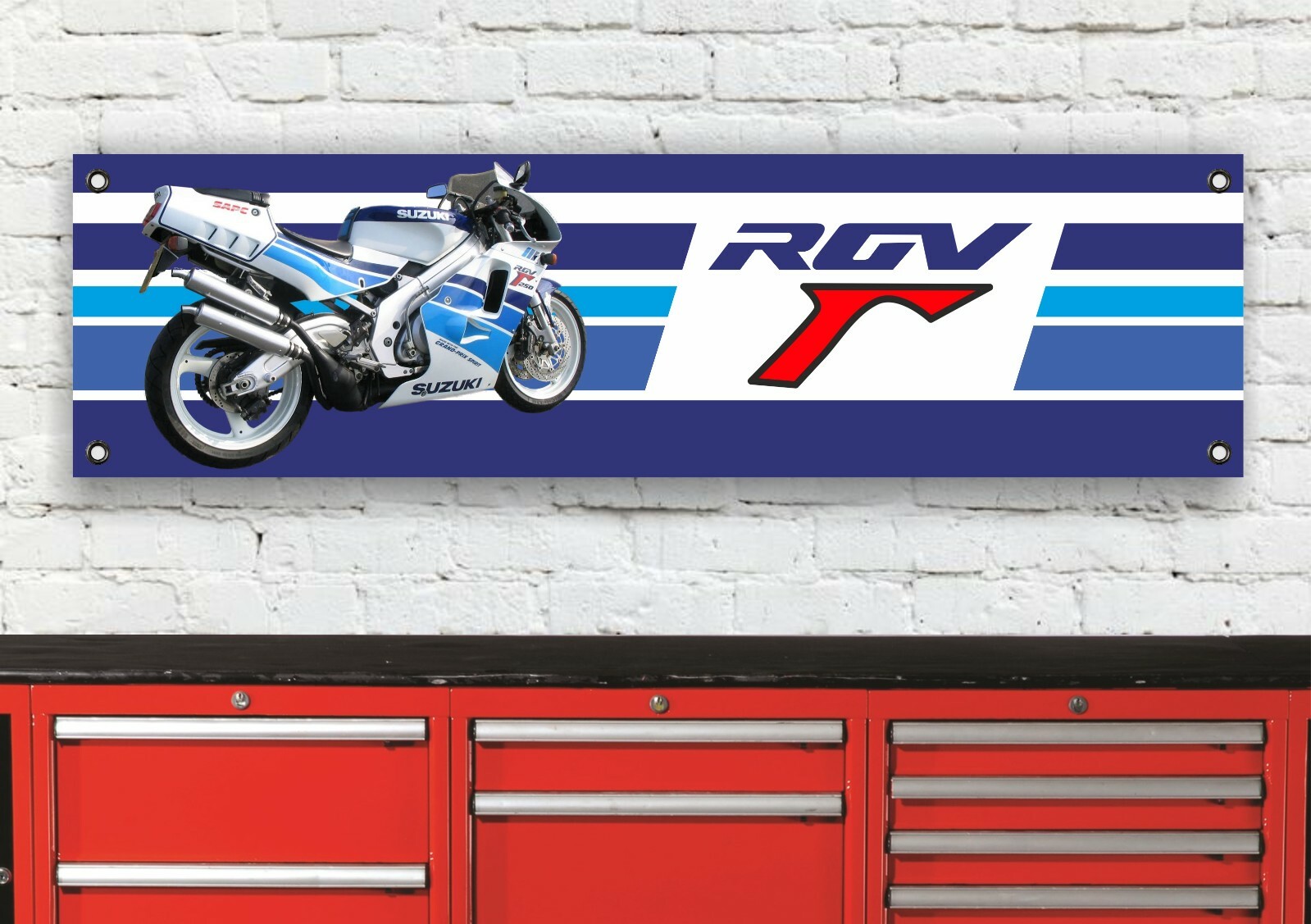 BR54B SUZUKI RGV250 M VJ22 WORKSHOP BANNER SIGN | eBay