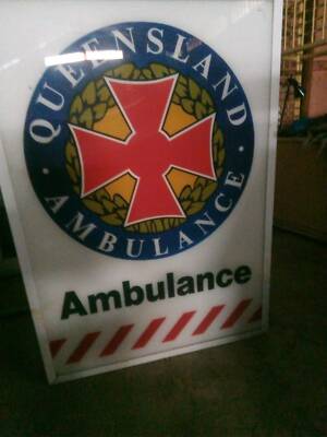 large sign Queensland Ambulance | eBay Australia