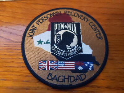 OPERATION JOINT PERSONNEL RECOVERY CENTER BAGHDAD PATCH 4 x 4" | eBay