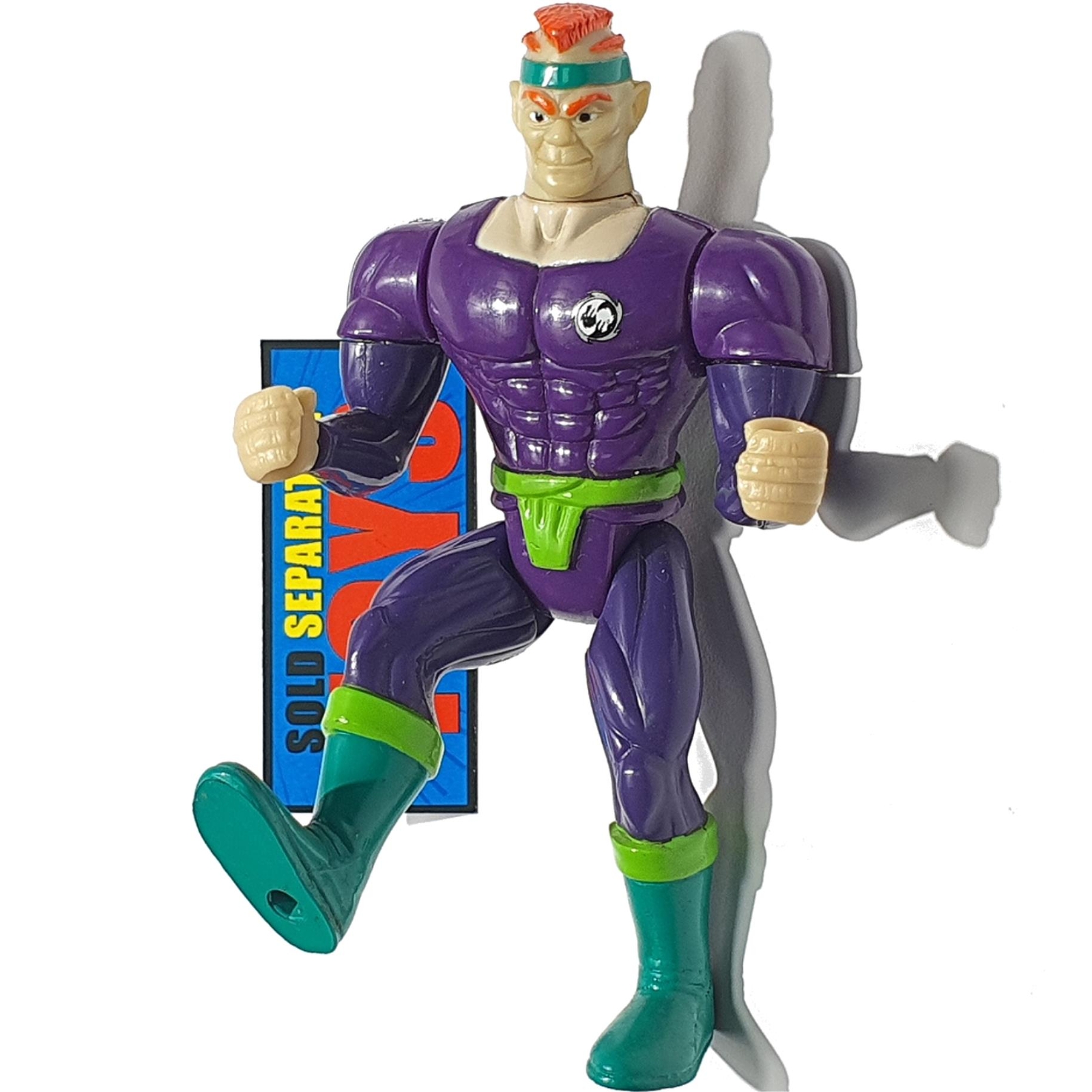 Vtg Double Dragon SICKLE original 1993 TYCO purple action figure ...