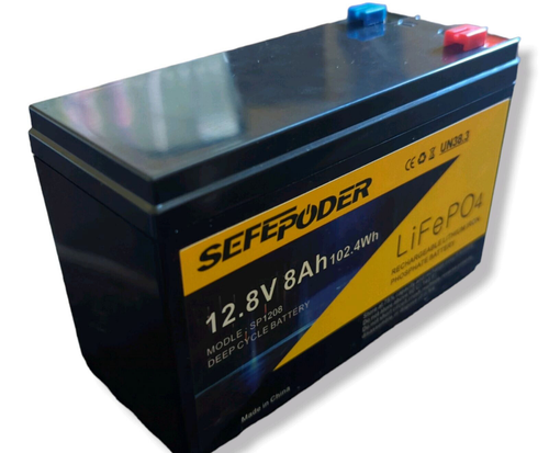 SEFEPODER 12V 8Ah Lifepo4 Lithium 2000+ Deep Cycle Battery Brand New ...