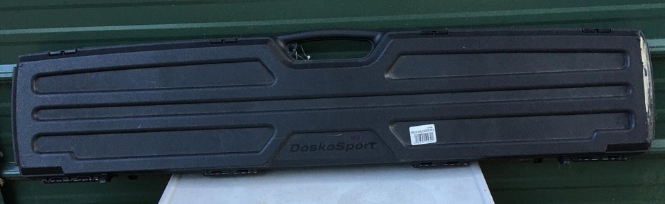 DoskoSport Hard Plastic Gun Case 3x10x48 long rifle padded hunting ...
