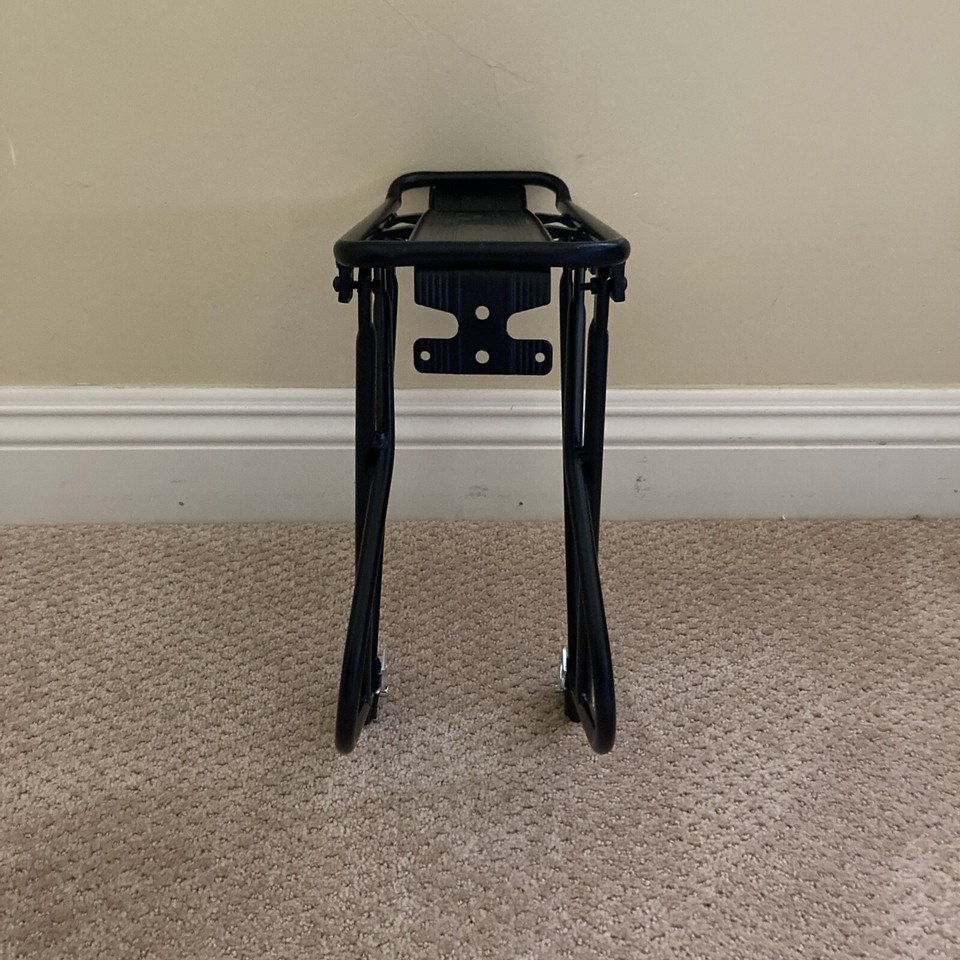 Rear Bike Cargo Rack Black Universal Fit Hardware Included (No Struts ...