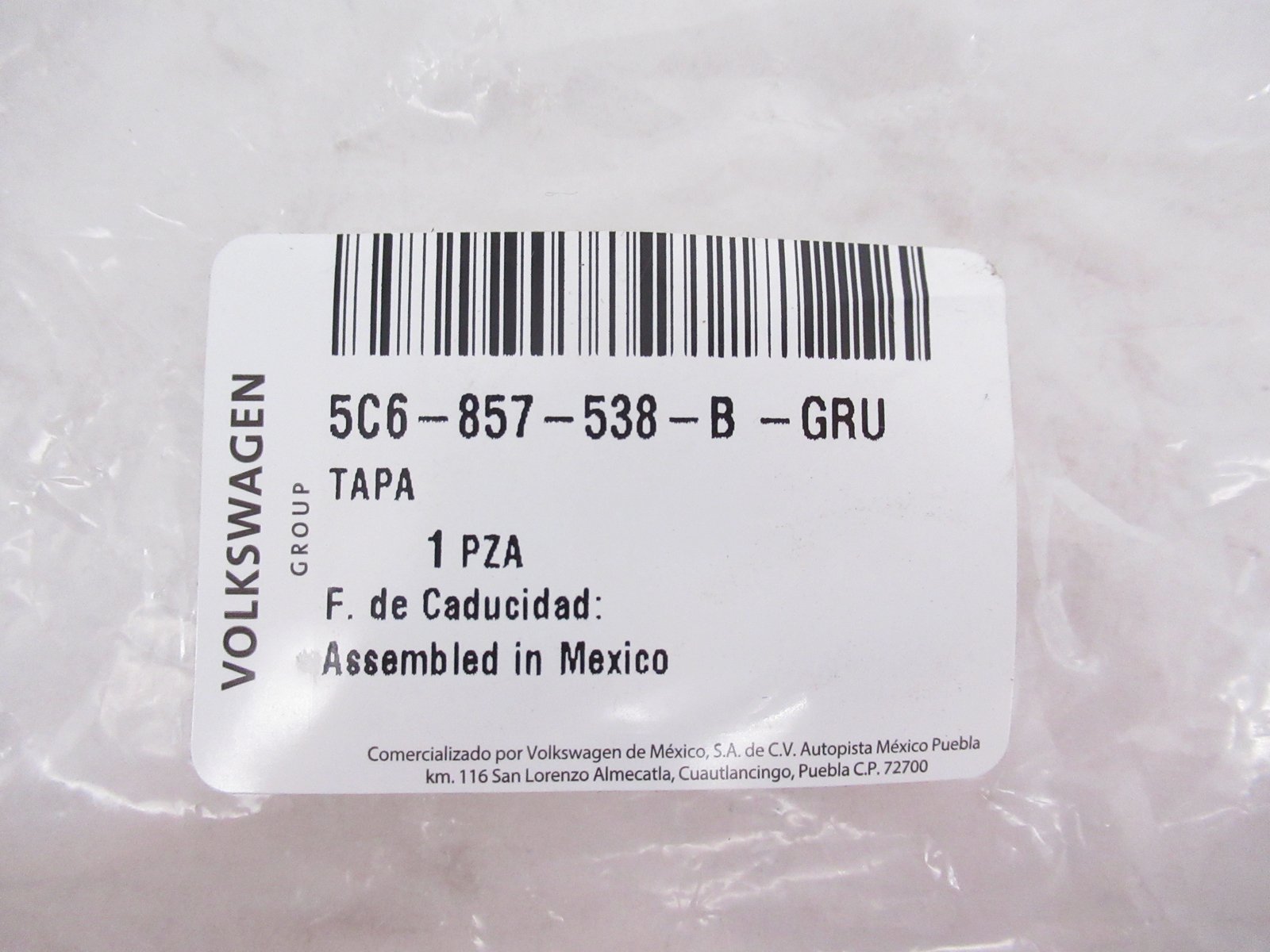 Genuine OEM VW 5C6-857-538-B-GRU Passenger Side Mirror Cap 14-18 Jetta ...