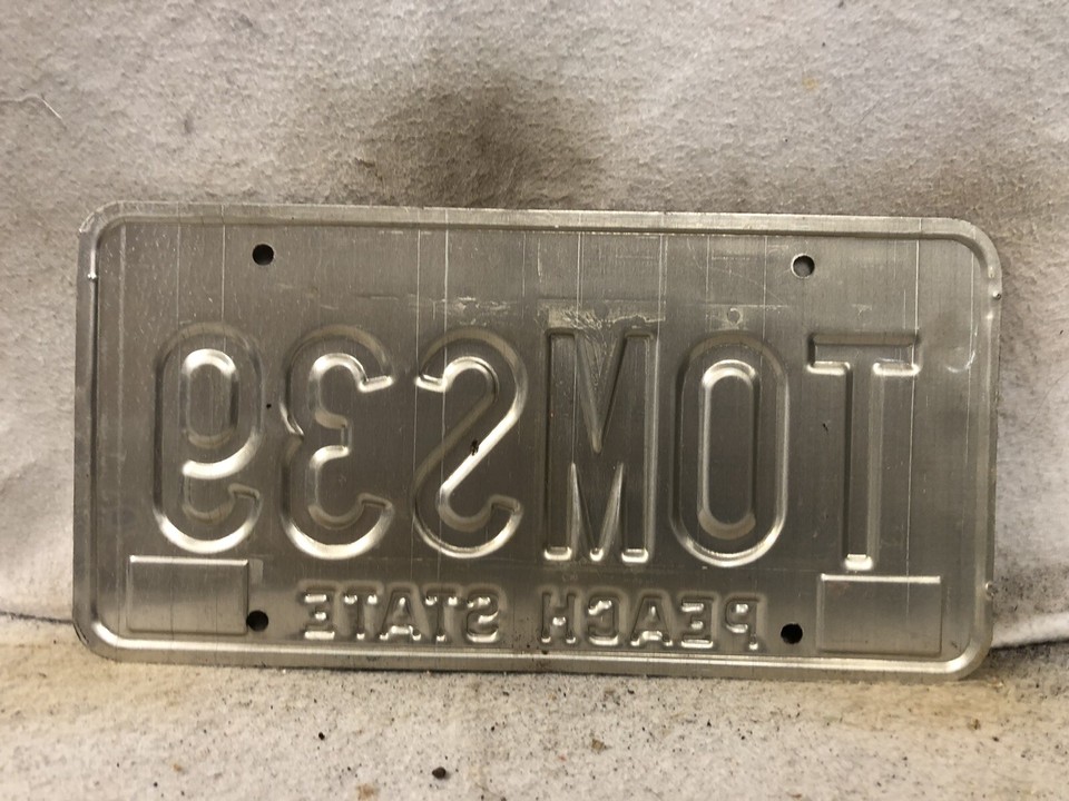 Vintage 1983 Georgia Vanity License Plate “TOMS39” | eBay