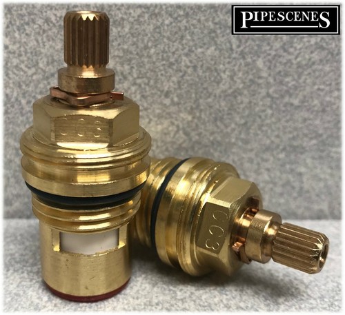 pipescenes555 CC3 / A2 Ceramic Disc Tap Cartridge Valves 20 Spline x 7 ...