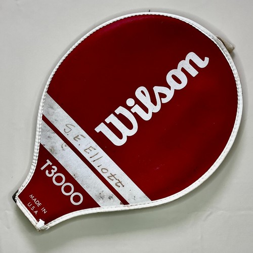 Vintage 1970s Wilson T3000 Zippered Tennis Racquet Cover No Strap No ...
