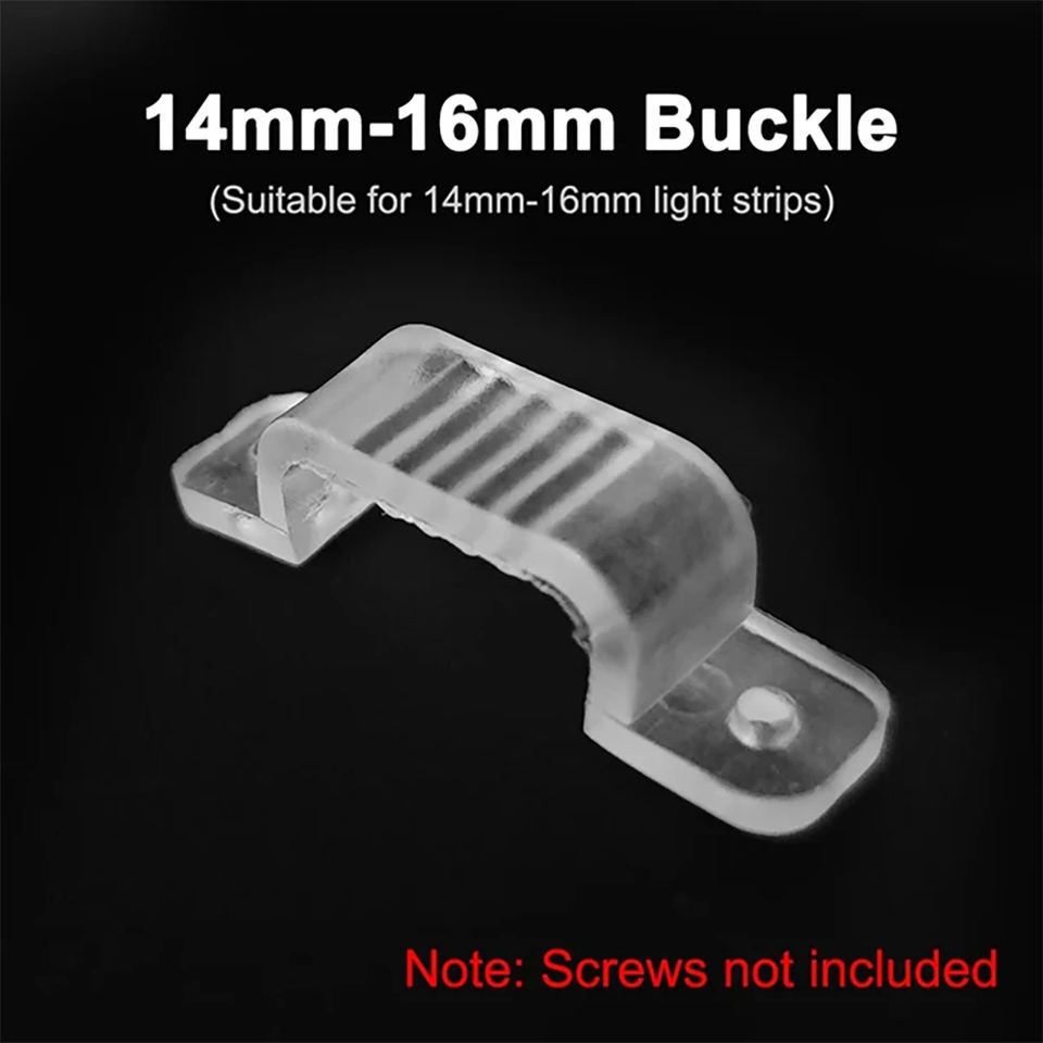 5-100PCS LED Strip Plastic Buckle High Quality Flexible Fixing Clip ...