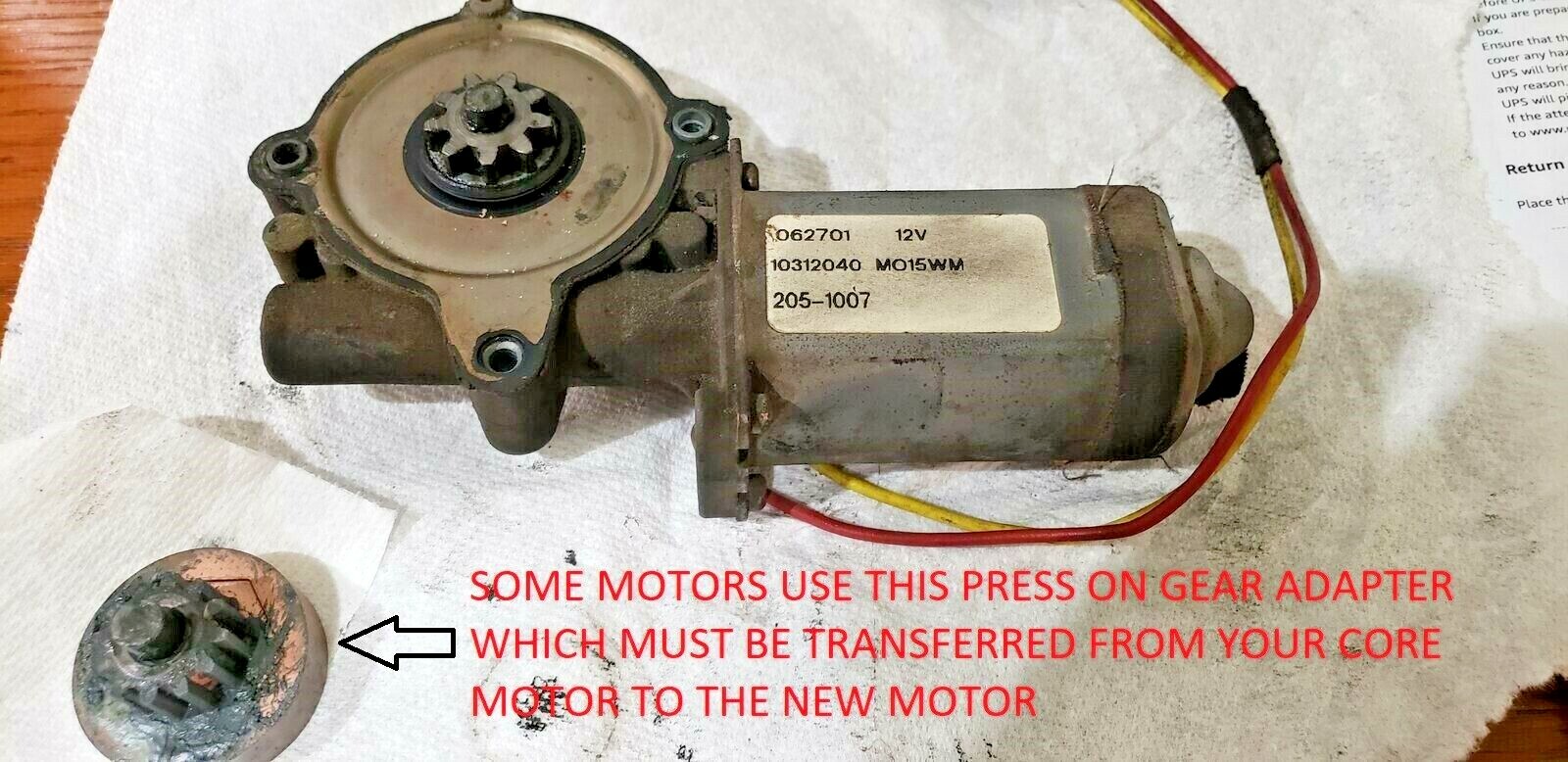 Heavy Duty RV Step Motor 300-1457/1010002326 Lippert Kwikee 25 series ...