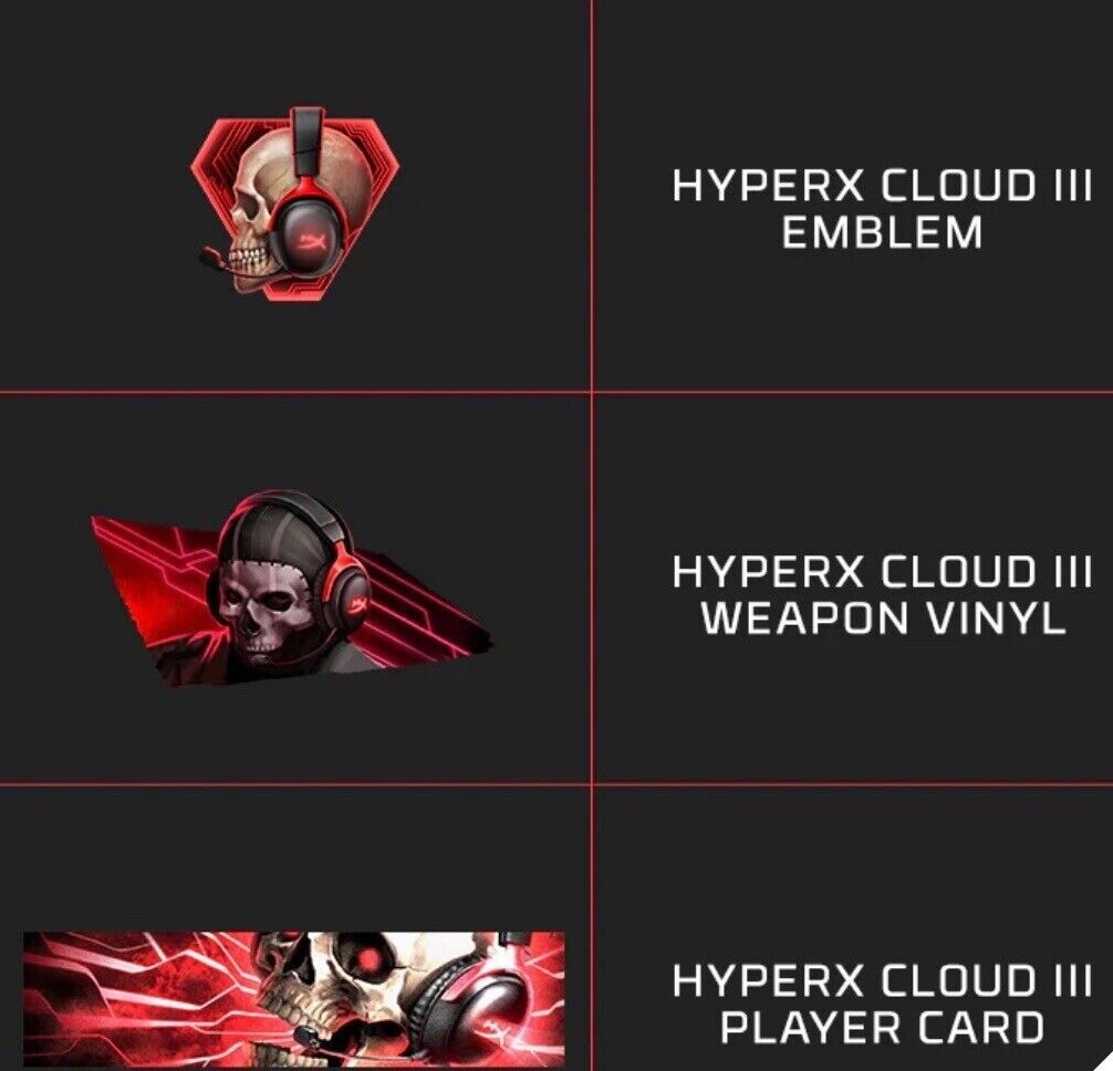 Modern Warfare lll Hyperx Digital Code Bundle Pack | eBay