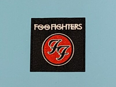Rock Music Sew / Iron On Embroidered Patch:- Foo Fighters (c) | eBay UK