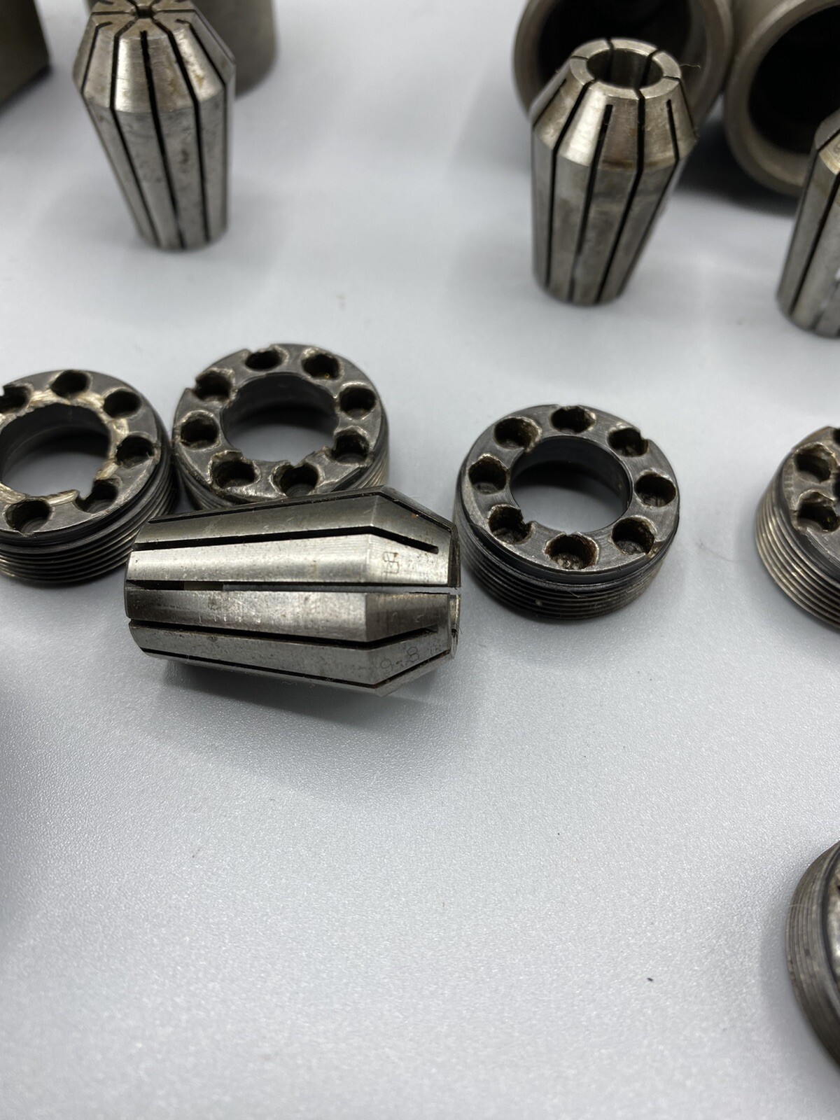 PCM Swiss Precision Collets and Tools, Likely for Turning Head, Vintage ...