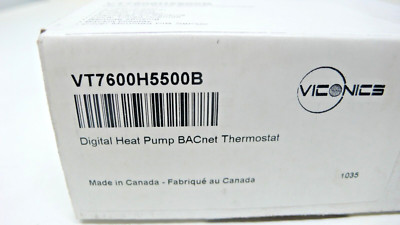 VICONICS VT7600H5500B DIGITAL HEAT PUMP BAC NET THERMOSTAT | eBay