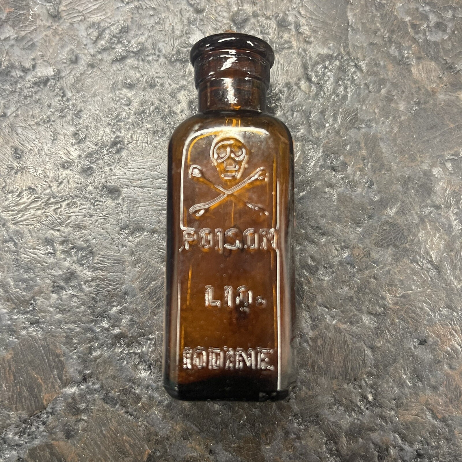 Vintage Skull And Crossbones Poison