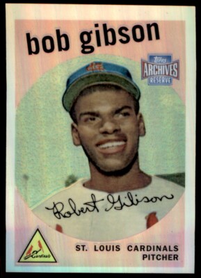 2001 Topps Archives Reserve Bob Gibson St. Louis Cardinals #35 | eBay