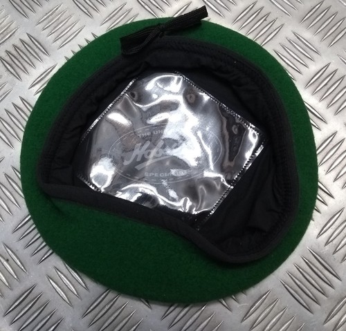 Vert Militaire Béret Véritable Hobson London Fabriquant Échantillon 7/ ...