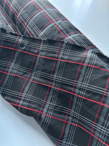 40" * 50" Plaid Interior Seat upholstery Fabric MK7 VW Golf GTI MK1 MK2 ...