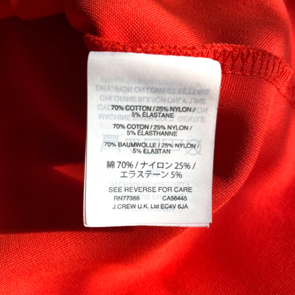 J. Crew Women’s Workwear Peplum Scoop Neck Top Red Size XS | eBay