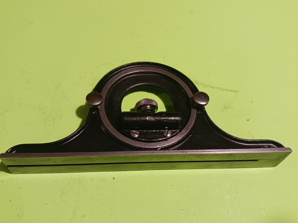 Vintage Machinist Brown & Sharpe Protractor for Combination square ...