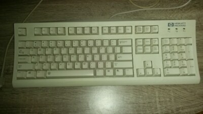 Vintage Hewlett Packard PS/2 Keyboard SK-2502 | eBay