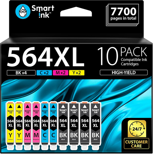 Smart Ink Compatible Ink Cartridge Replacement for HP 564 XL 564XL High ...
