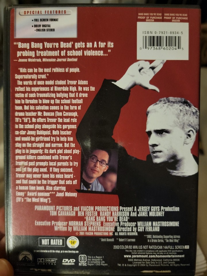 Bang Bang You're Dead 2002 DVD Rare Hard To Find OOP | eBay