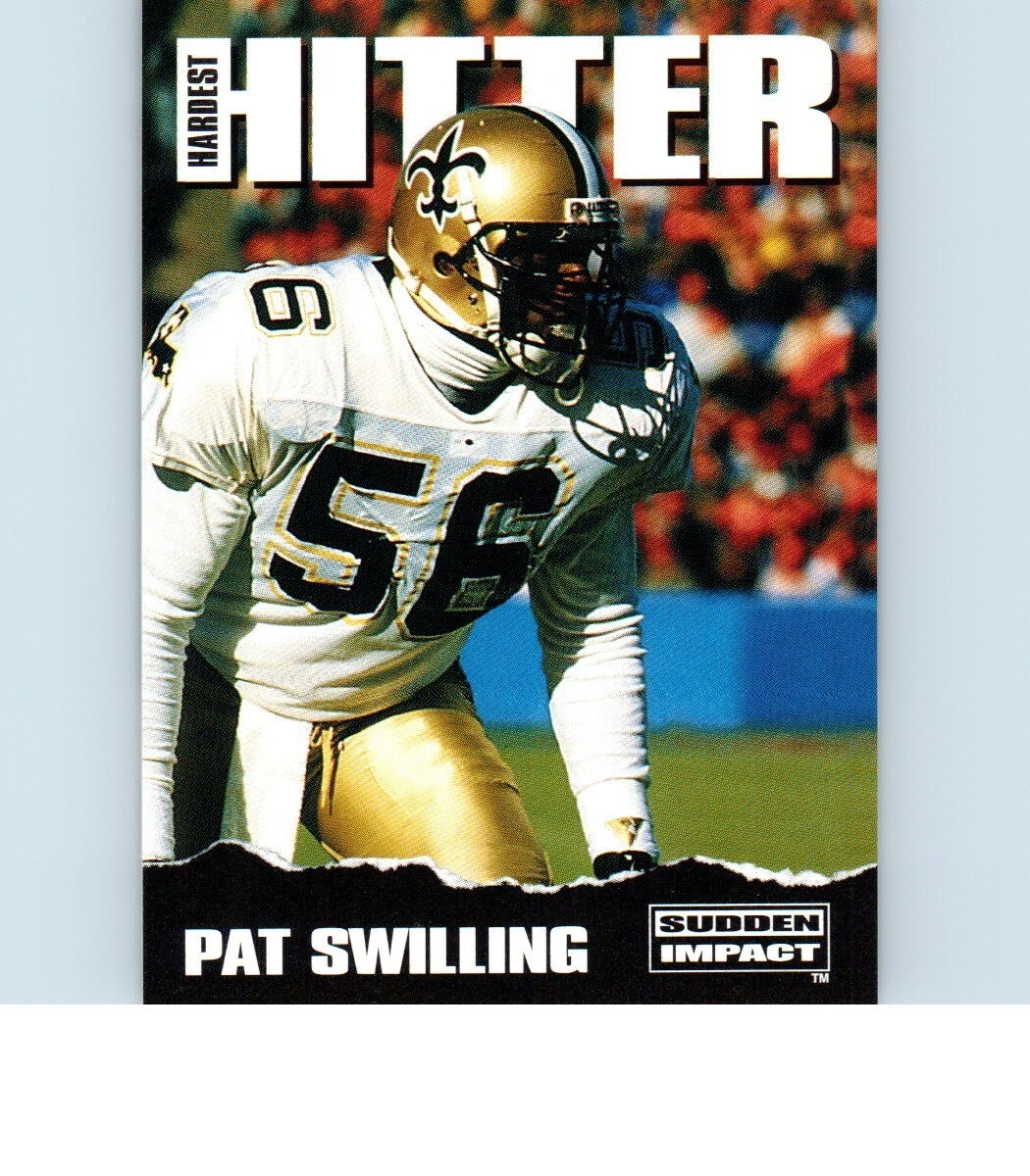 Pat Swilling 318 Saints 1992 Skybox Football Trading Card | eBay