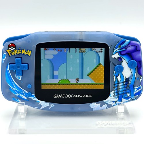 Game Boy Advance GBA Custom IPS Backlit Screen UV Printed Shell Suicune ...