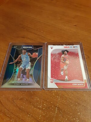 Coby White 2 Card Basketball Rookie lot | eBay