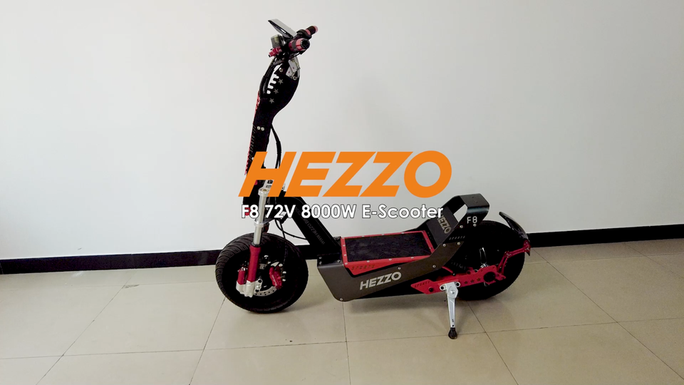 HEZZO F8 8000W Electric Scooter Off Road 62MPH Foldable Adults Escooter ...