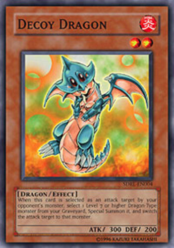 Moderately Played, English Yu Gi Oh Decoy Dragon - SDRL-EN004 - Common ...