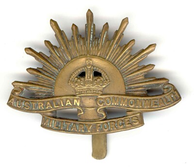 Original WW1 Australian 'Rising Sun" - Slider Variant (ALH) | eBay ...