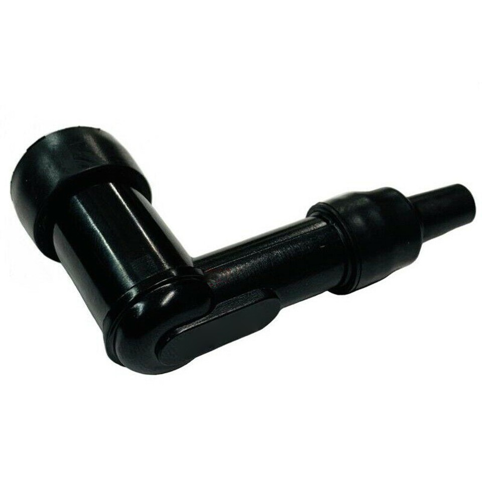 90 Degree Spark Plug Boot Cap Cover Resistor For ATV Motorcycle Snow ...