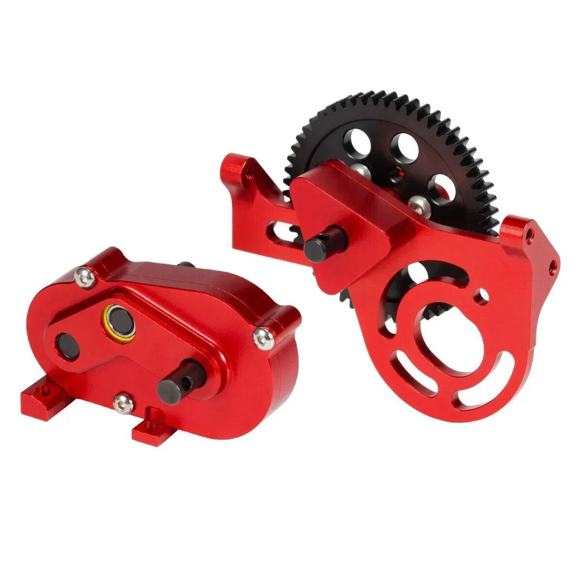 LCG Gearbox 30% Overdrive Transfer Case for 1/10 RC Crawler SCX10 II ...