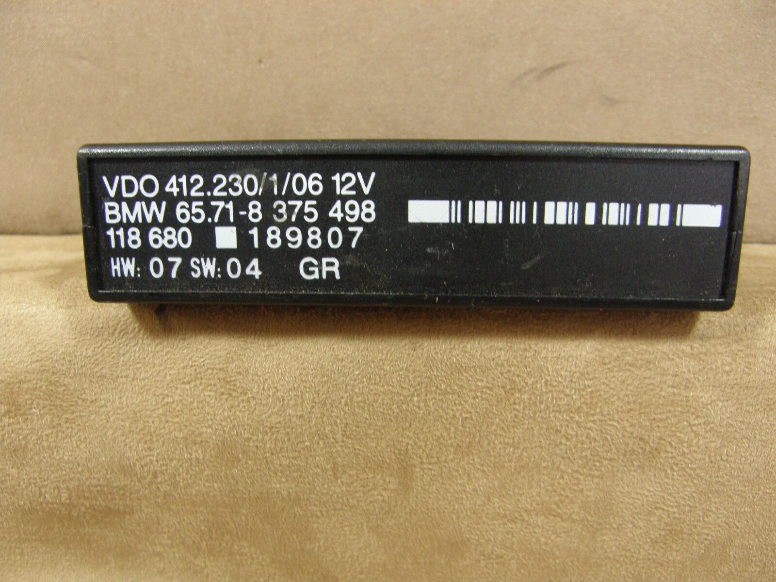 BMW E36 Cruise Control Module 412.230 / 1 / 06 – used | eBay