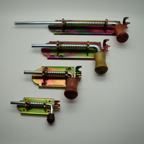 Heavy Duty Spring Loaded Drop Bolt Stable Garage Door Gate Shed 75mm ...