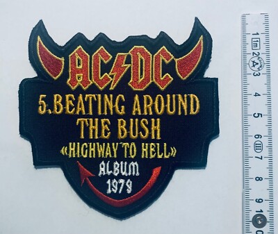 AC/DC Patch (072) Shot down in flames Album 1979 ungebraucht Neu | eBay.de