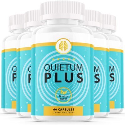 (5 Pack) Quietum Plus Tinnitus Support Pills to Help Reduce Ear Ringing ...