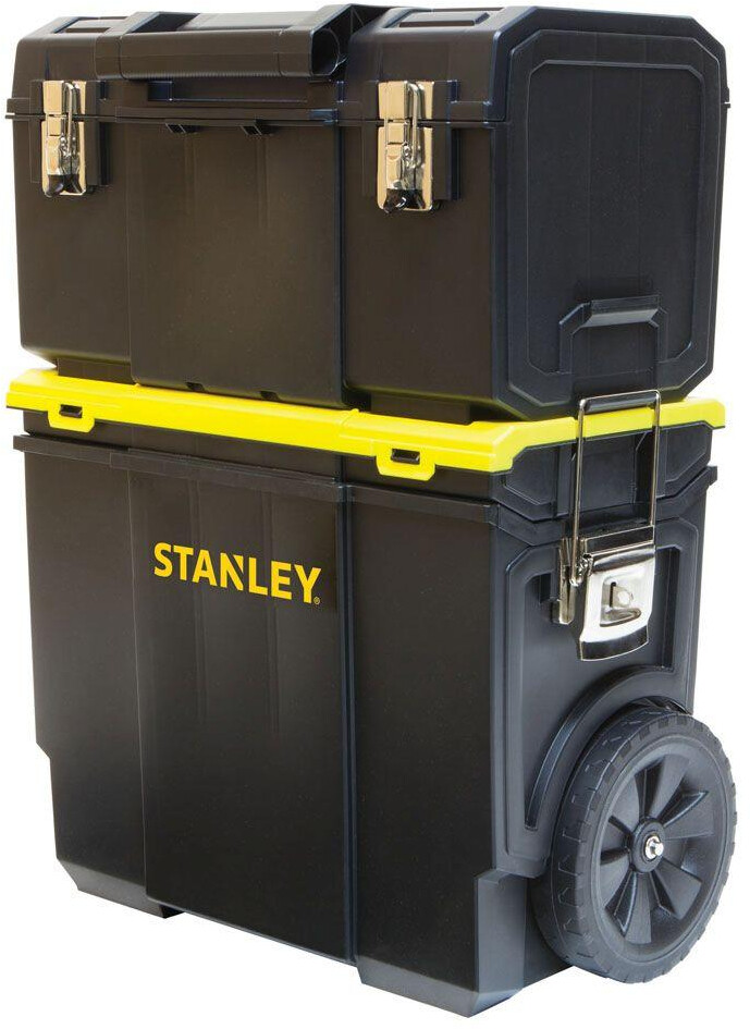 3 in 1 Detachable Rolling Tool Box Mobile Work Center Portable Lockable ...