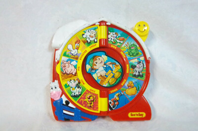 Little People See 'n Say Talking Animal Learning Toy Heavy Duty 8.5" | eBay