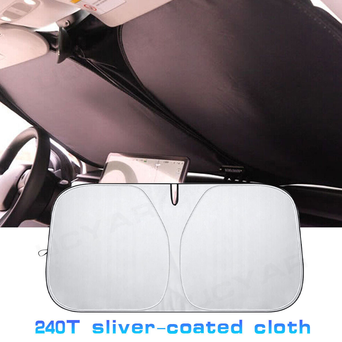 Foldable Large Sun Shade Truck Van Car Windshield Visor UV Block Cover ...