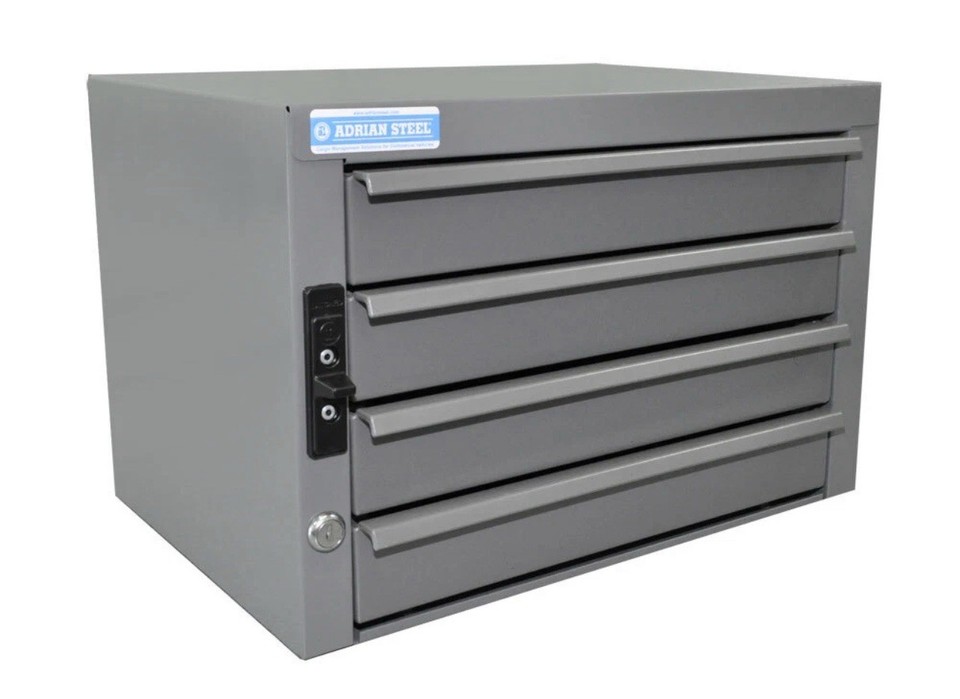 Adrian Steel 9, 4-Drawer Unit w/ Lock | eBay