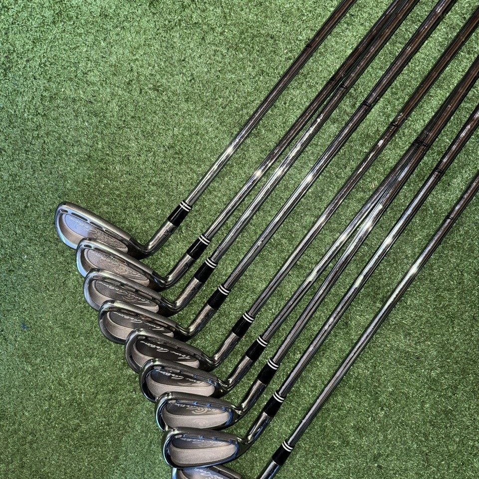 Cleveland TA7 irons Left hand R flex 2-P 9 clubs NICE! Tour Action True ...
