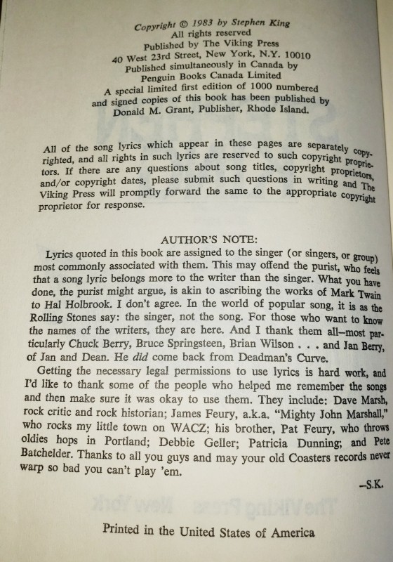 Christine by Stephen King 1983 Viking Press 1st Ed. Hardcover w/Dust ...