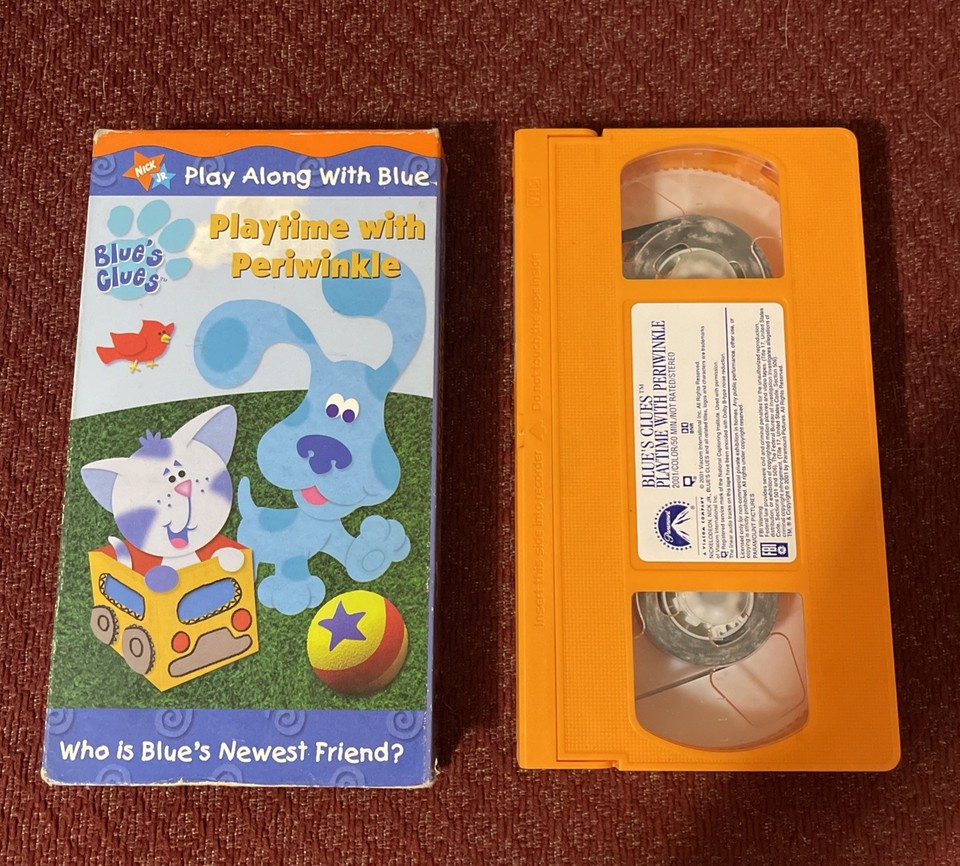 Blues Clues - Playtime With Periwinkle (VHS, 2001) 97368399433| eBay