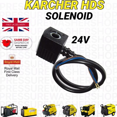 KARCHER GENUINE FUEL PUMP SOLENOID VALVE 24V COIL HDS 601 645 745 895 ...