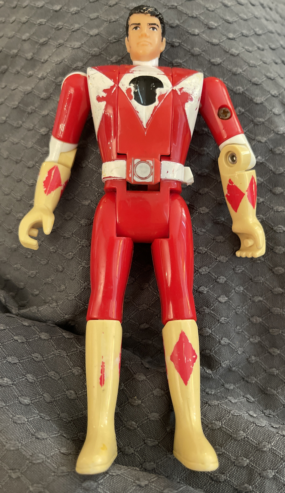 Bandi Power Rangers 1993 Red Jason Auto Morphin Flip Action Figure ...