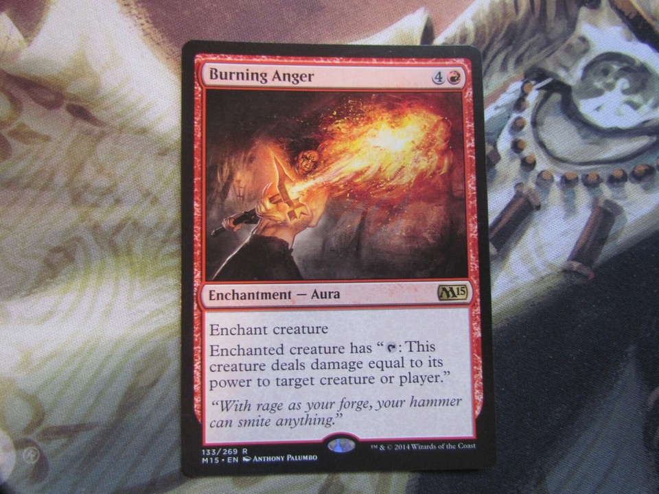 M15 Burning Anger 4x x4 MTG | eBay