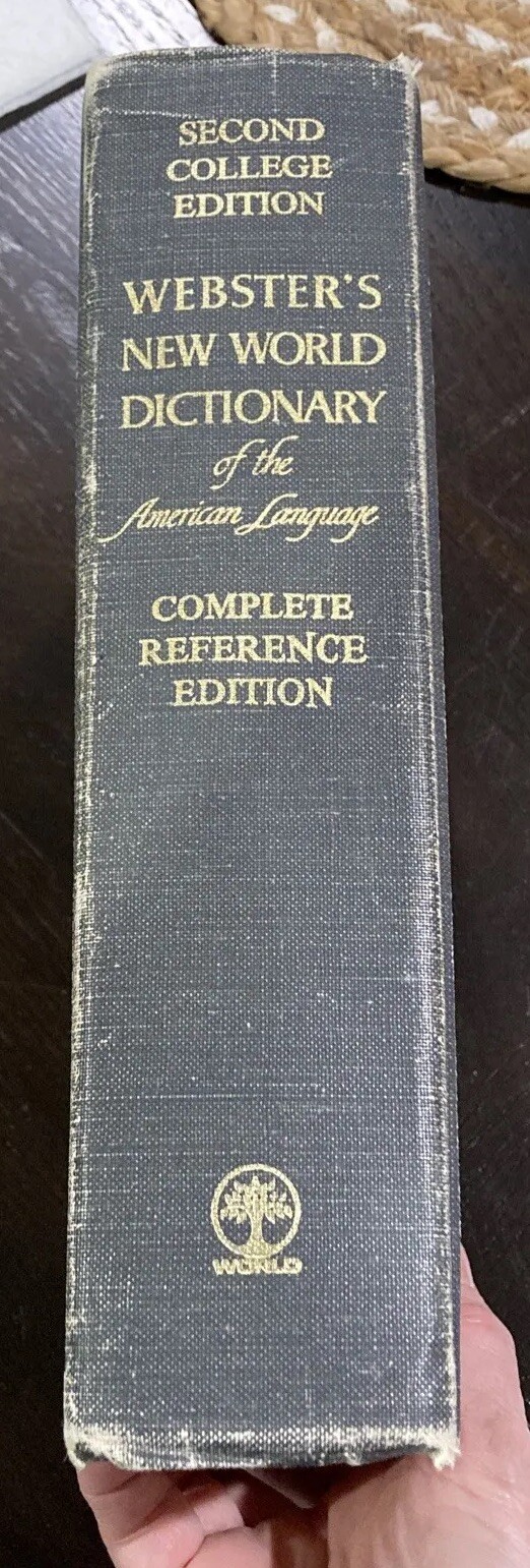 Websters New World Dictionary 1972 2nd College Edition Complete ...
