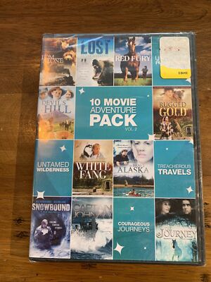 10 Movie Adventure Pack, Vol. 2 (DVD, 2011, 2-Disc Set) 96009737498| eBay
